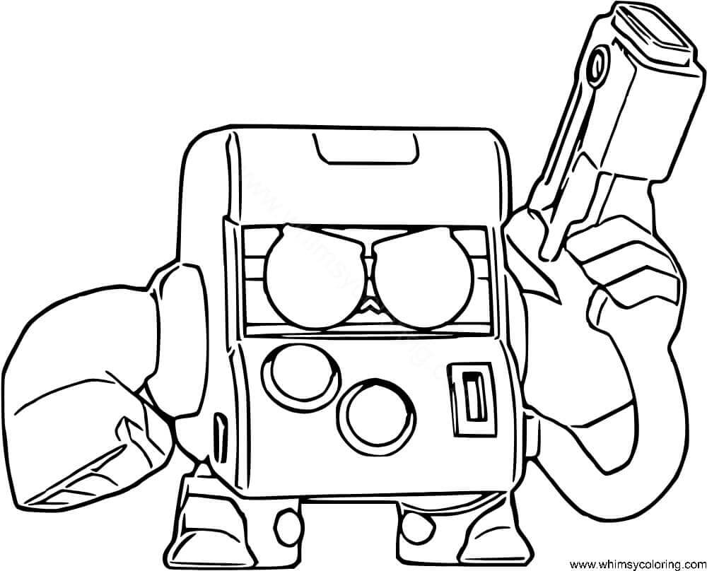 20 Brawl Stars Coloring Pages Printable - Whimsy Coloring