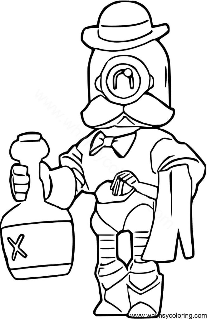 20 Brawl Stars Coloring Pages Printable - Whimsy Coloring