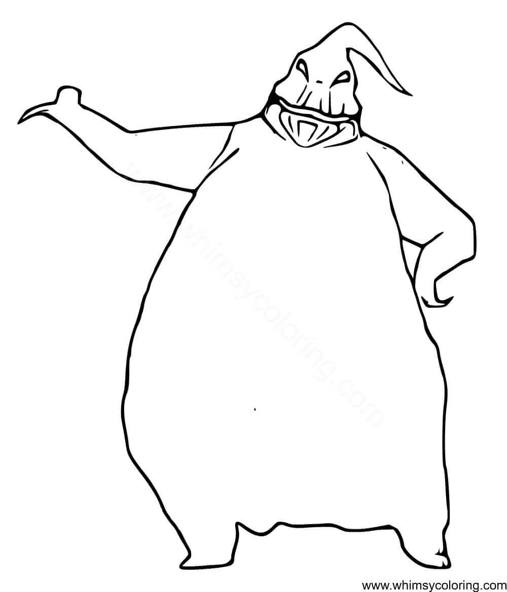 20 Free Nightmare Before Christmas Coloring Pages - Whimsy Coloring