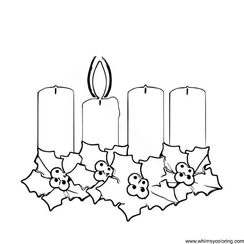 25 Free Christmas Advent Coloring Pages To Print - Whimsy Coloring