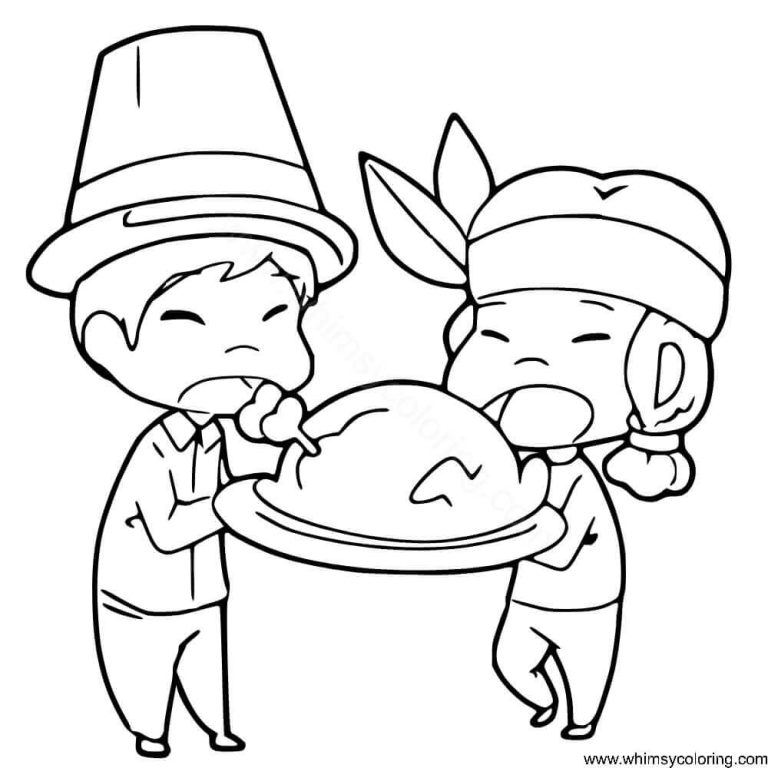 20 Free Thanksgiving Day 2025 Coloring Pages To Print - Whimsy Coloring