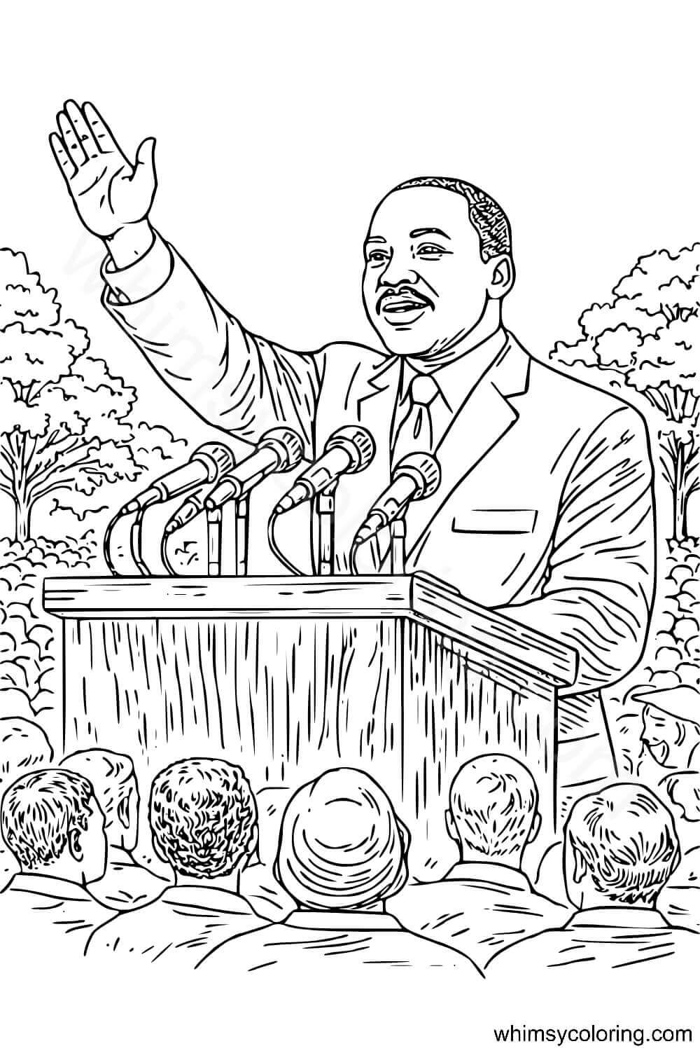 30 Free Printable Martin Luther King Jr. Day Coloring Pages (MLK Day ...