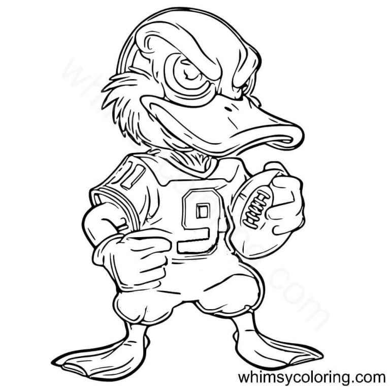 20 Free Printable Super Bowl Coloring Pages - Whimsy Coloring