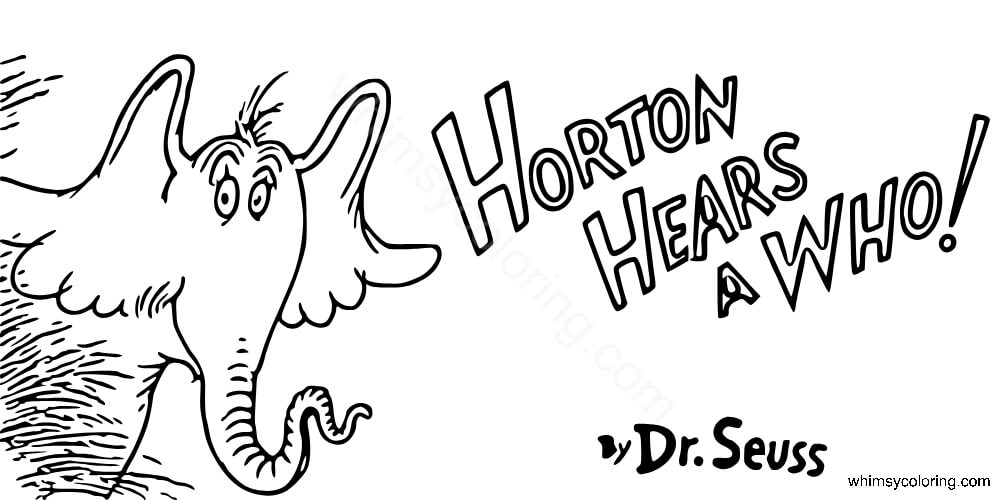 30 Free Dr. Seuss Coloring Pages Printable - Whimsy Coloring