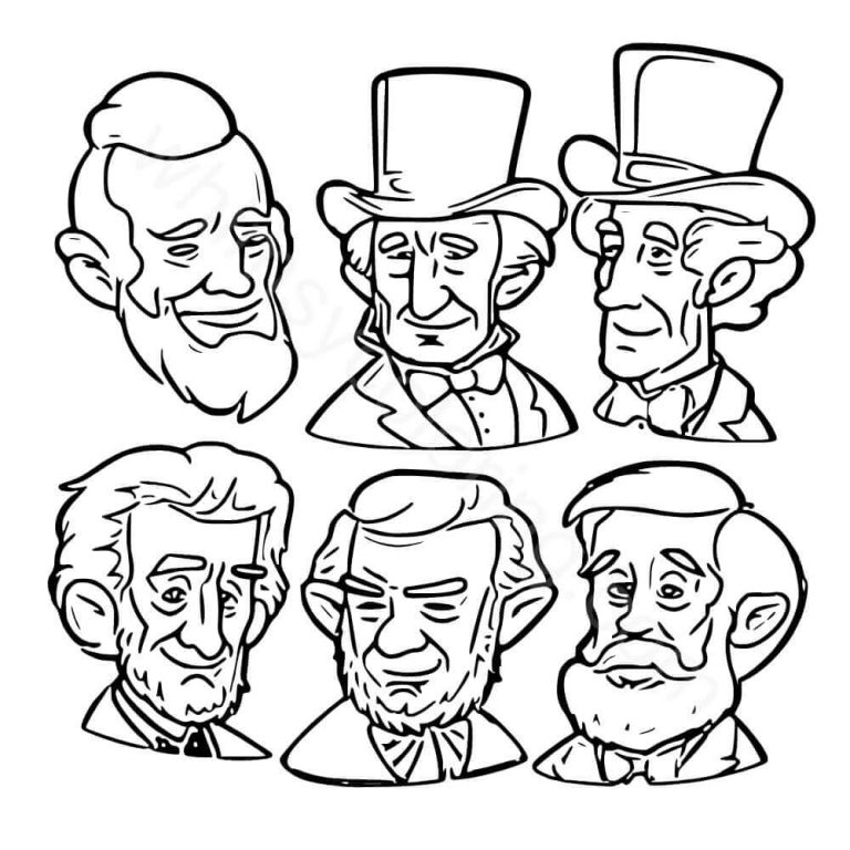 25 Presidents’ Day Coloring Pages Printable - Whimsy Coloring