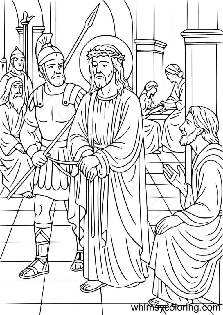 25 Free Printable Good Friday Coloring Pages - Whimsy Coloring