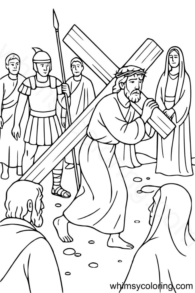 25 Free Printable Good Friday Coloring Pages - Whimsy Coloring