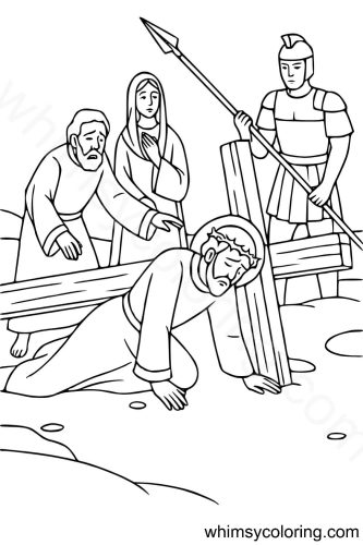 25 Free Printable Good Friday Coloring Pages - Whimsy Coloring