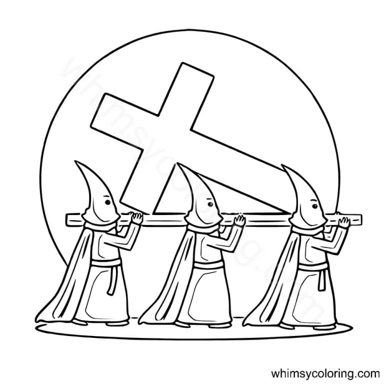 25 Free Printable Good Friday Coloring Pages - Whimsy Coloring
