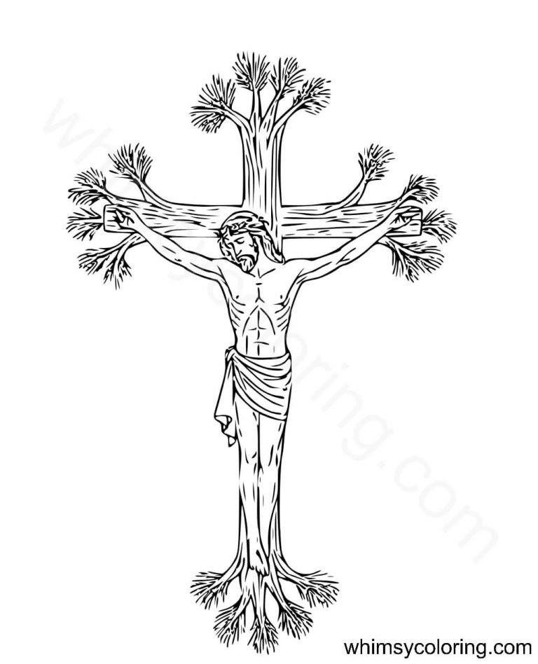 25 Free Printable Good Friday Coloring Pages - Whimsy Coloring