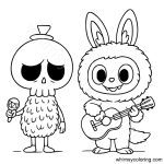 23 Free Labubu Coloring Pages To Print - Whimsy Coloring