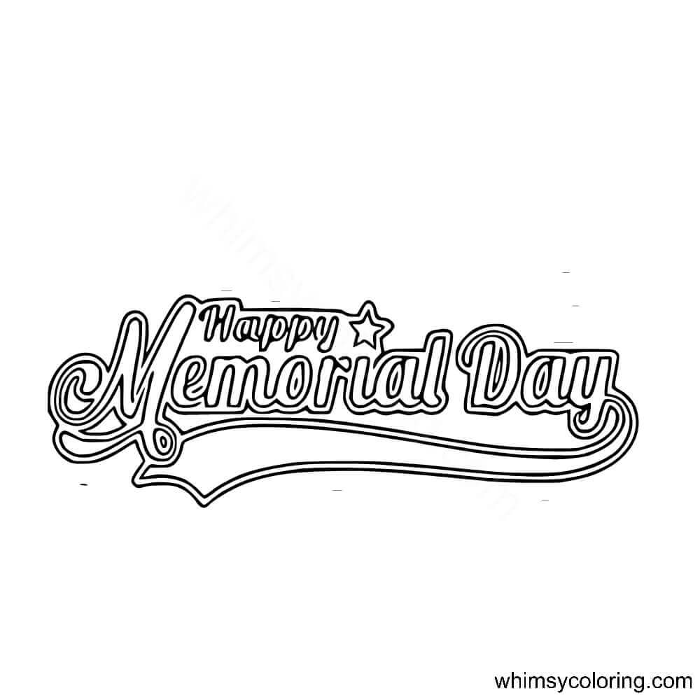 28 Memorial Day Coloring Pages To Print - Whimsy Coloring