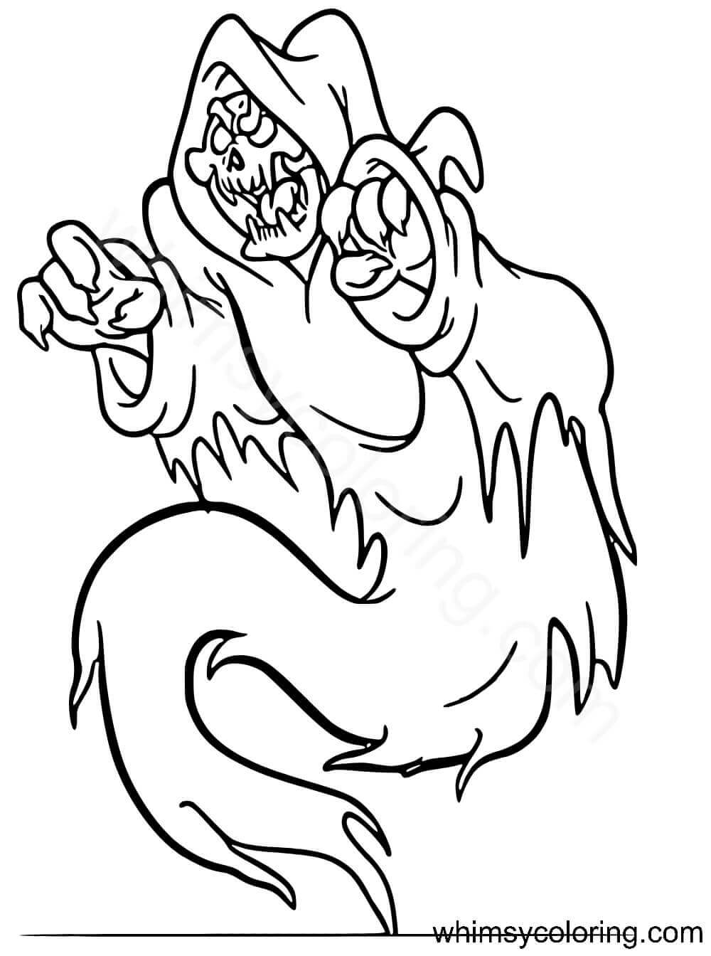 31 Scary Halloween Coloring Pages - Whimsy Coloring