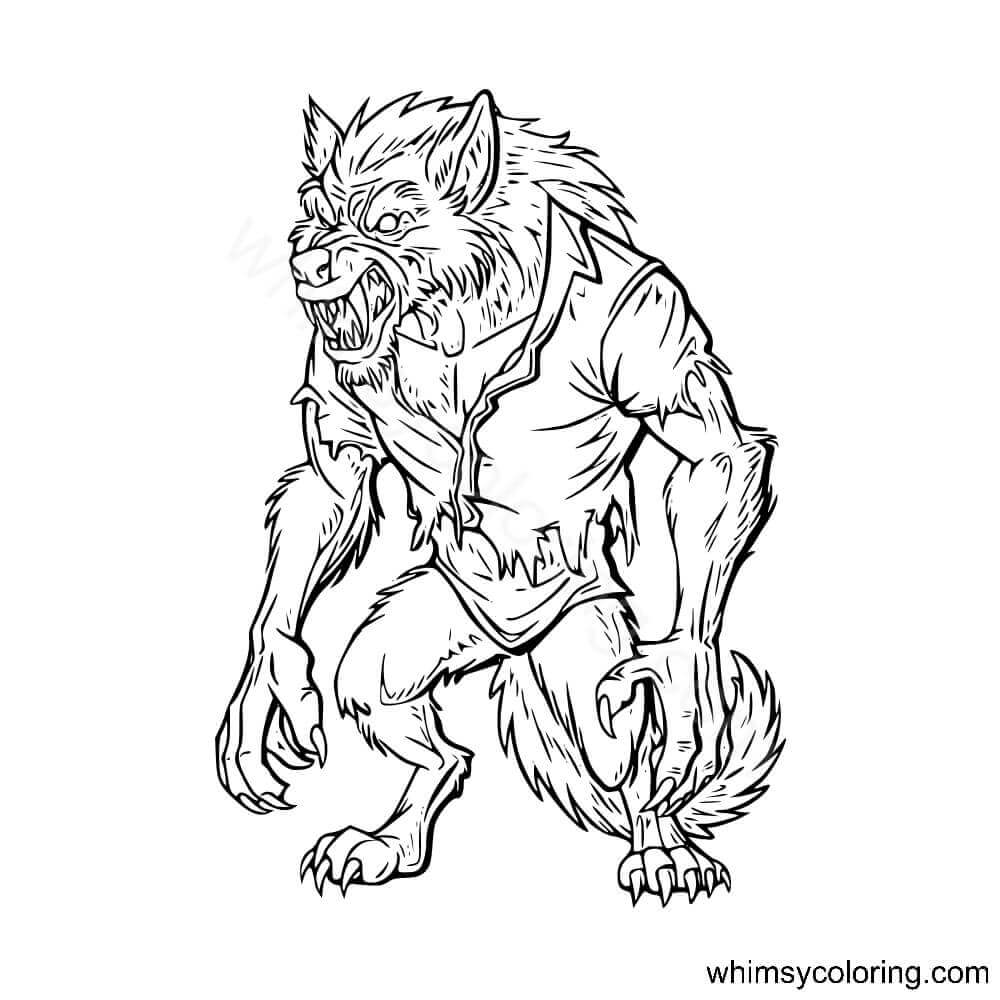 31 Scary Halloween Coloring Pages - Whimsy Coloring