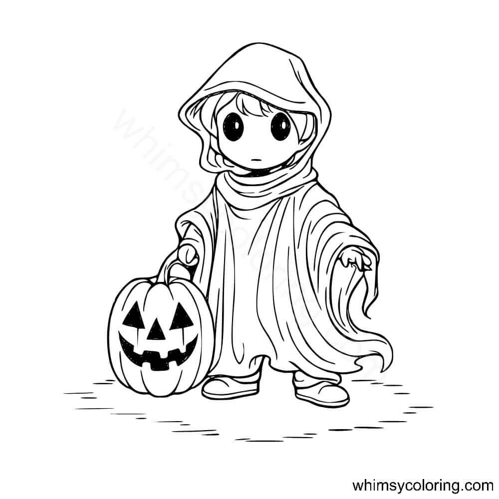 31 Scary Halloween Coloring Pages - Whimsy Coloring