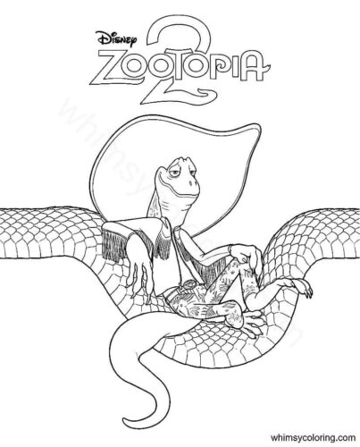 Zootopia 2 Coloring Pages - Whimsy Coloring