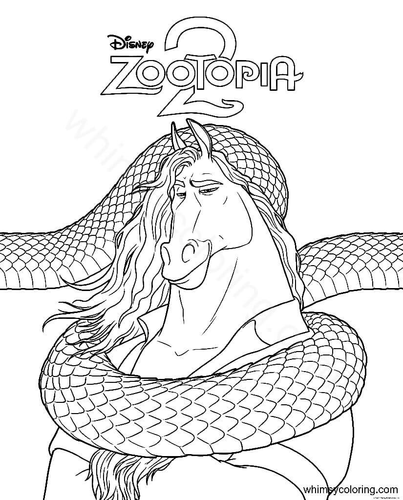 Zootopia 2 Coloring Pages - Whimsy Coloring