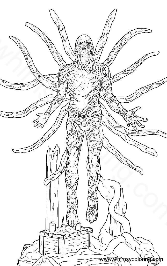 23 Stranger Things Coloring Pages - Whimsy Coloring