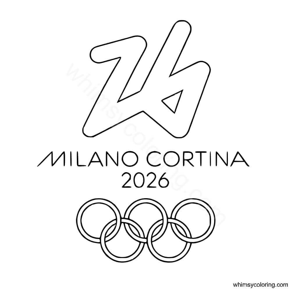21 Winter Olympics Coloring Pages Printable - Whimsy Coloring