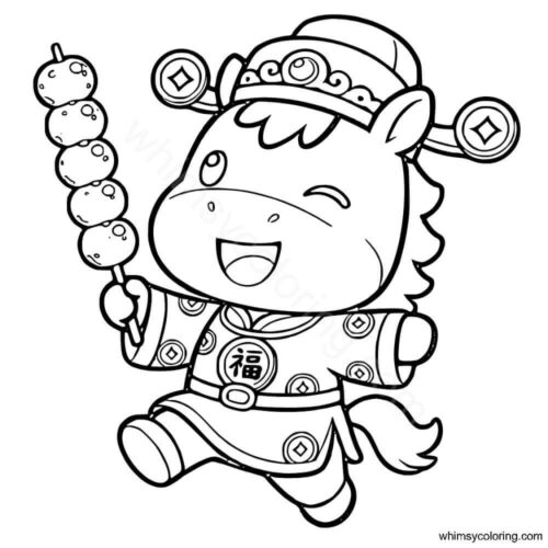 22 Chinese New Year 2026 Coloring Pages - Whimsy Coloring