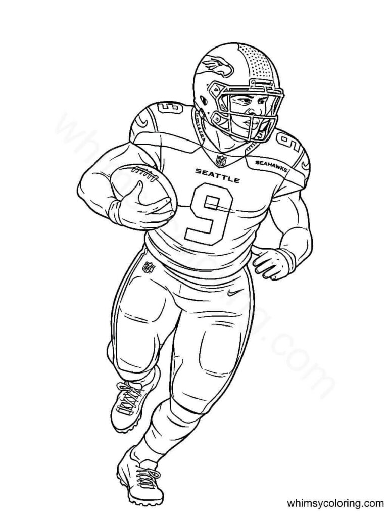 16 Free Seattle Seahawks Coloring Pages Printable - Whimsy Coloring