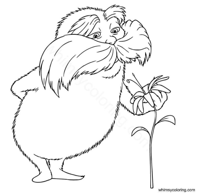 19 The Lorax Coloring Pages Printable - Whimsy Coloring