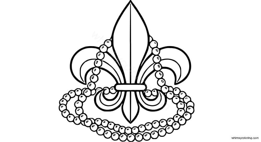 30 Mardi Gras Coloring Pages - Whimsy Coloring