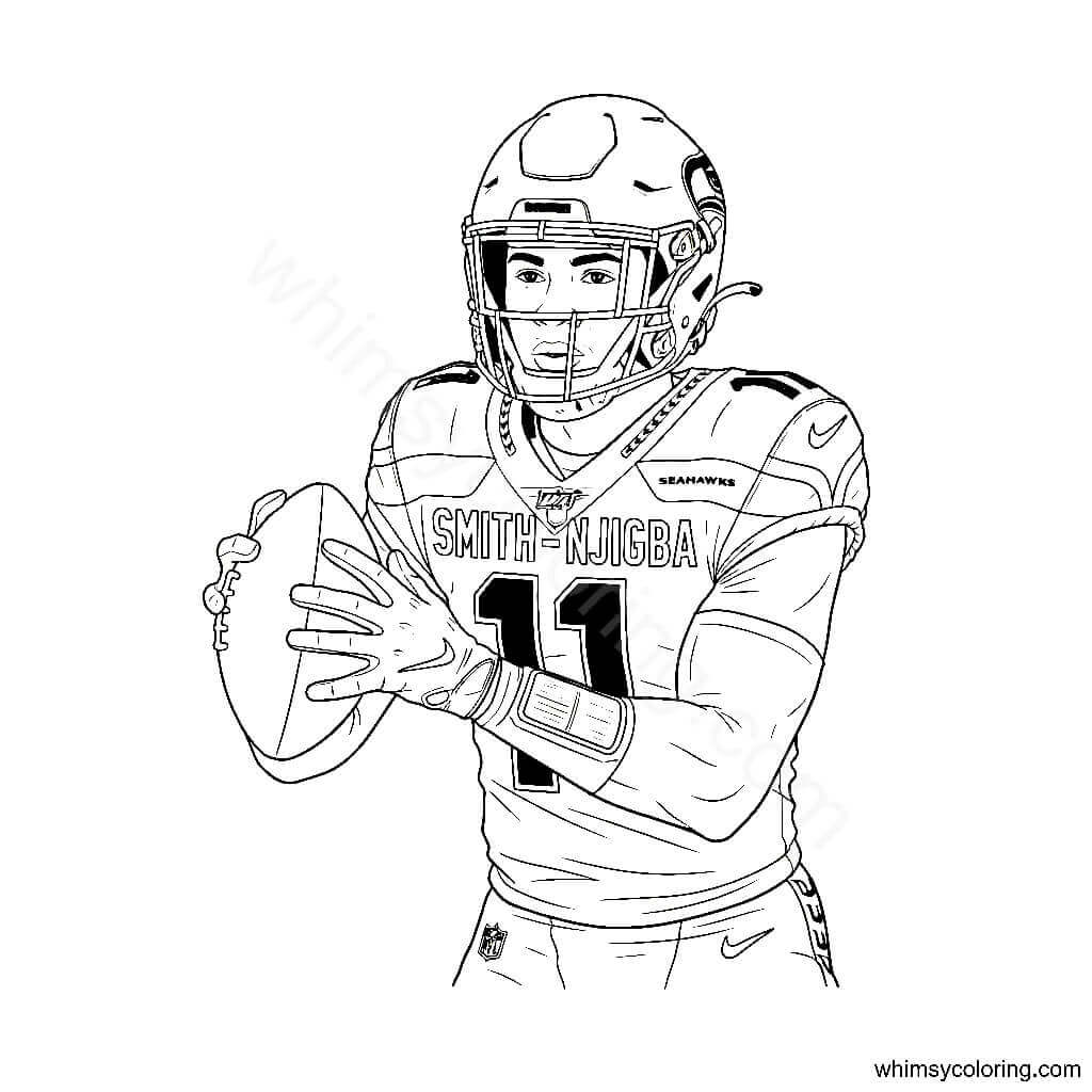 16 Free Seattle Seahawks Coloring Pages Printable - Whimsy Coloring