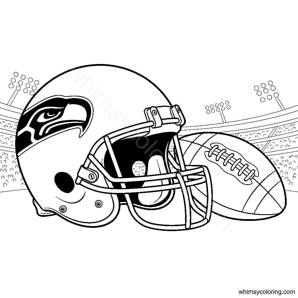16 Free Seattle Seahawks Coloring Pages Printable - Whimsy Coloring