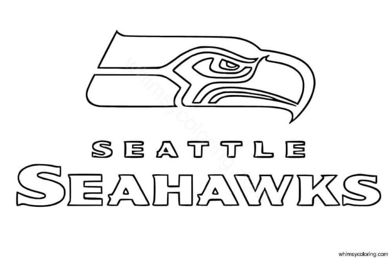 16 Free Seattle Seahawks Coloring Pages Printable - Whimsy Coloring