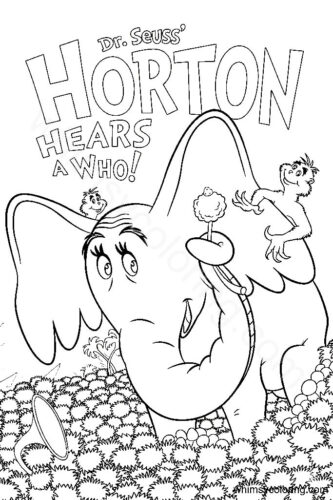 19 Free Horton Hears A Who Coloring Pages Printable - Whimsy Coloring