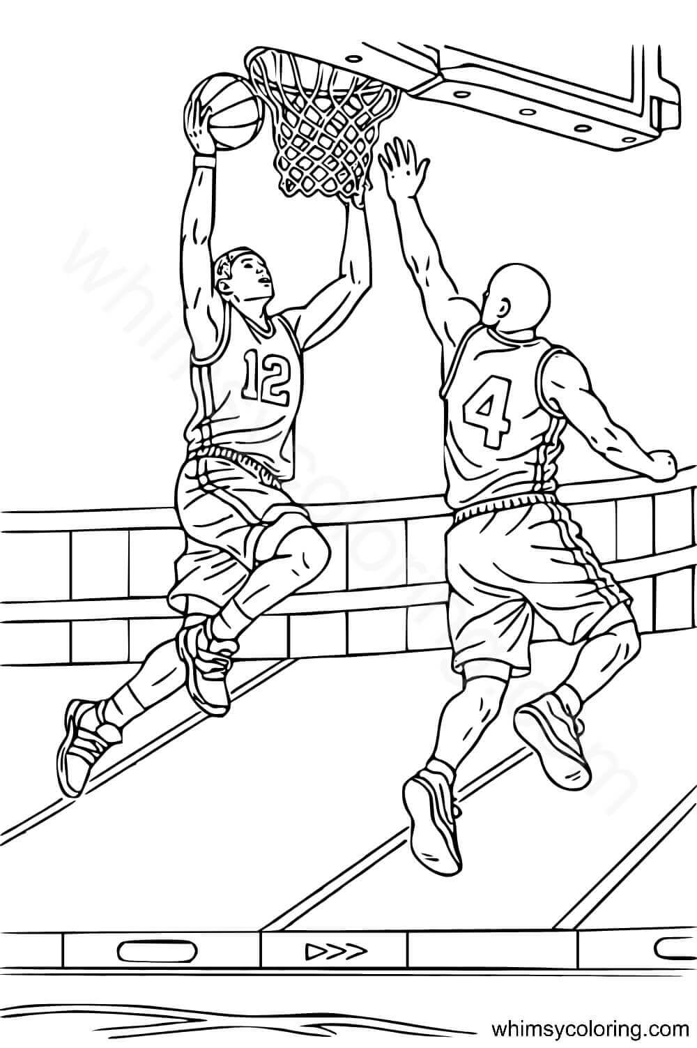 18 March Madness Coloring Pages Printable - Whimsy Coloring