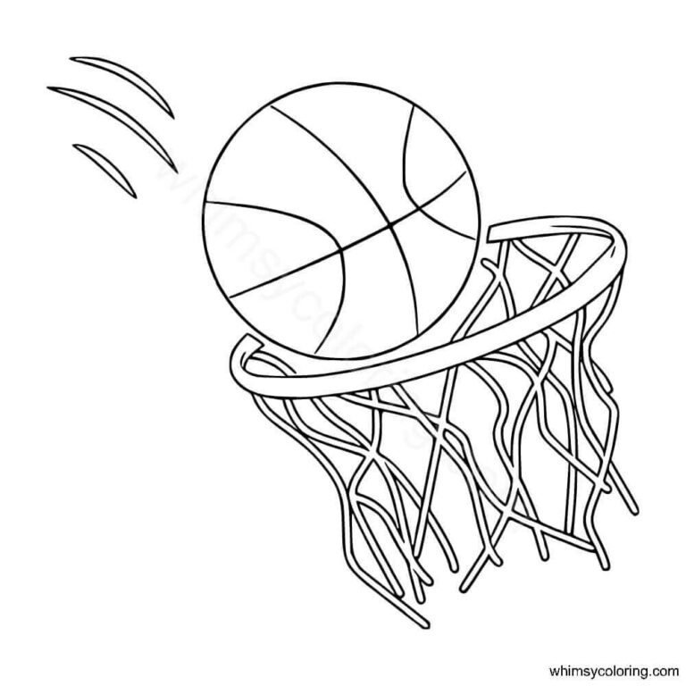 18 March Madness Coloring Pages Printable - Whimsy Coloring
