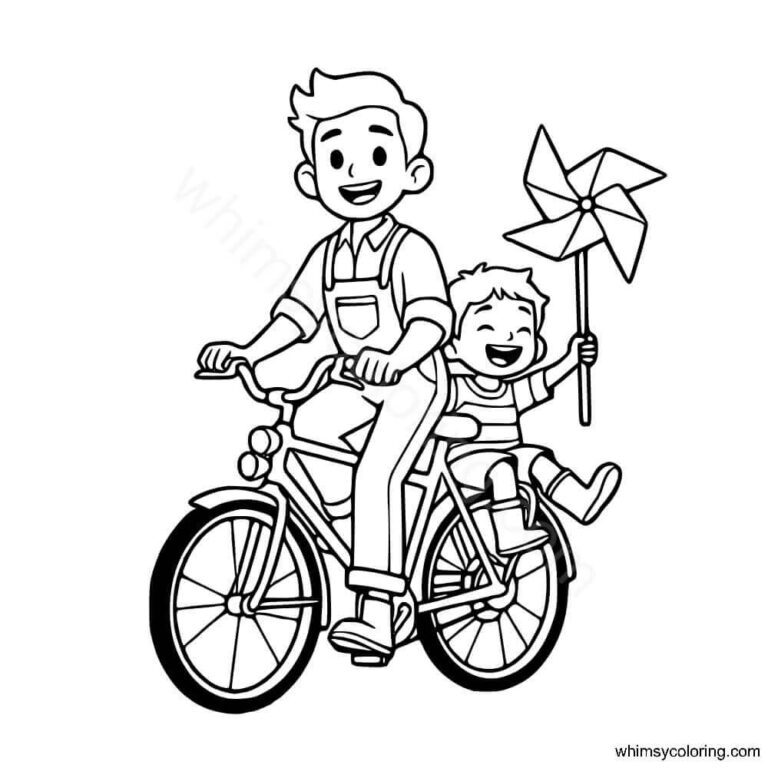 34 Free Father's Day Coloring Pages Printable - Whimsy Coloring