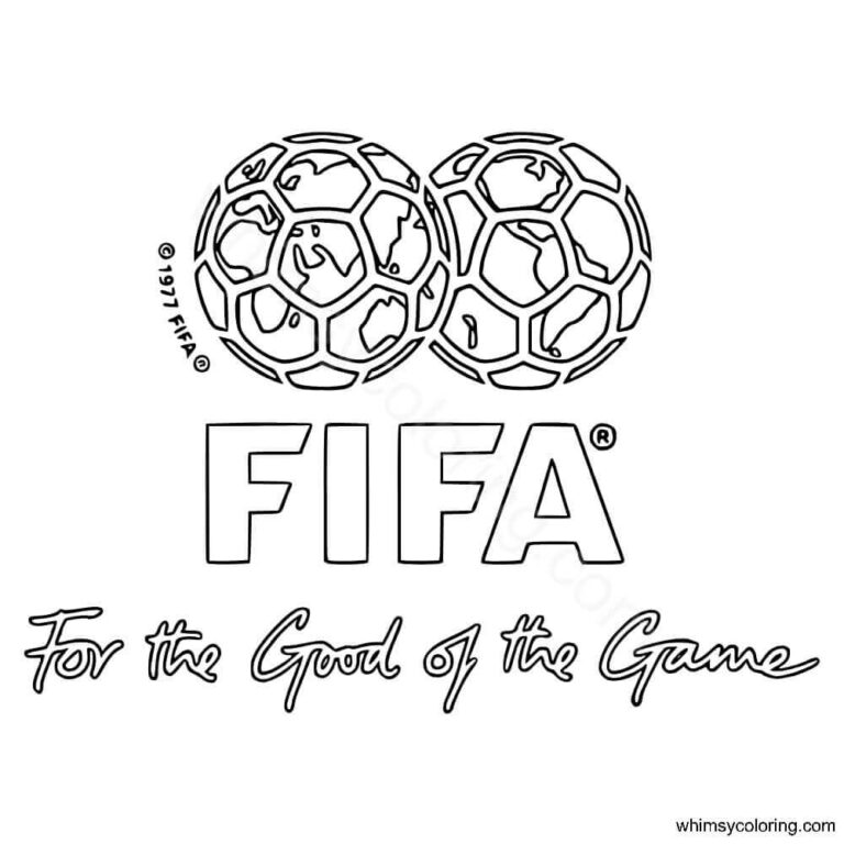 20 FIFA World Cup Coloring Pages - Whimsy Coloring